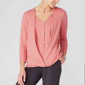 J. Jill | Tops | Nwt J Jill Pure Jill Cotton Crossfront Topxl | Poshmark